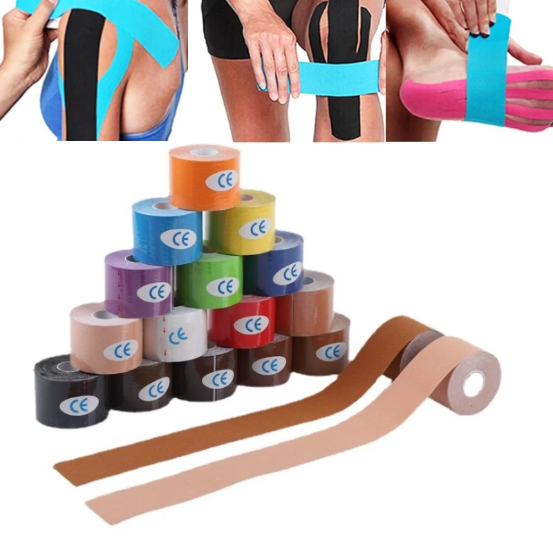 Kinesiology-Tape-Athletic-Elastoplast-Sport-Recovery-Strapping-Gym ...