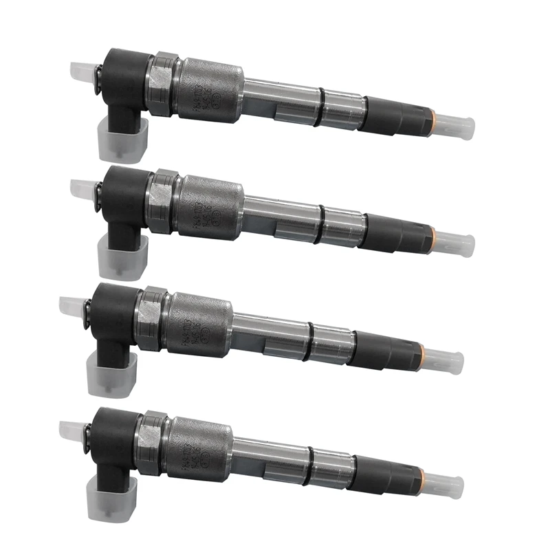 4PCS-0445110466-Crude-Oil-Common-Rail-Fuel-Injector-1100200FA130-For ...
