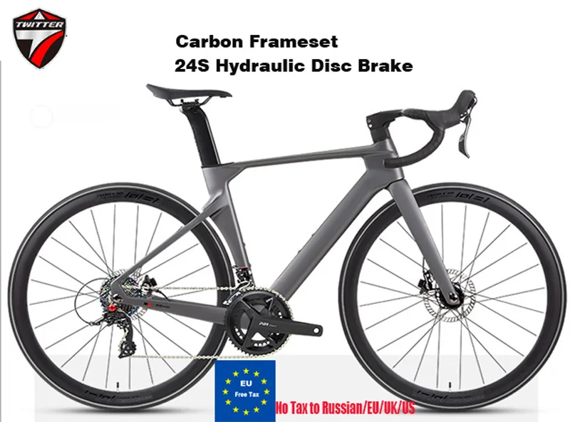Carbon Road Bike R5 Shift 24S T800 Racing Bicycle Full Hydraulic Disc ...