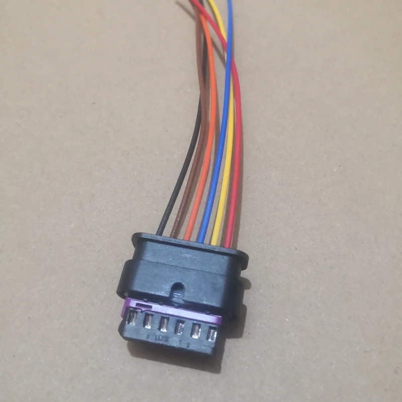 2/4/10/20/50/100pcs/lot 6 Pin/Way Rear Light Connector Taillight Plug ...