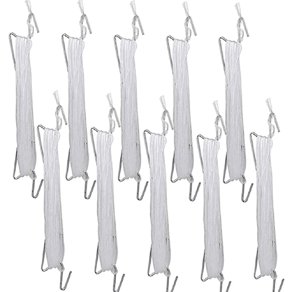 10 Pcs Planting Tomato Hooks Twine Roller Greenhouse Vegetable Support ...