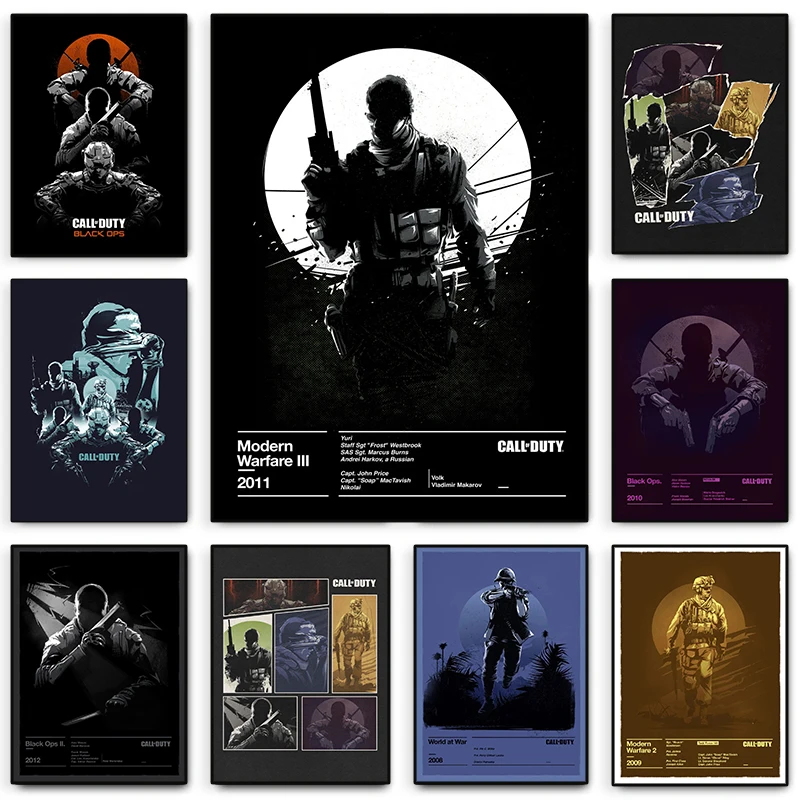 Call-of-Duty-Operators-Poster-Video-Game-HD-Print-Canvas-Printing ...