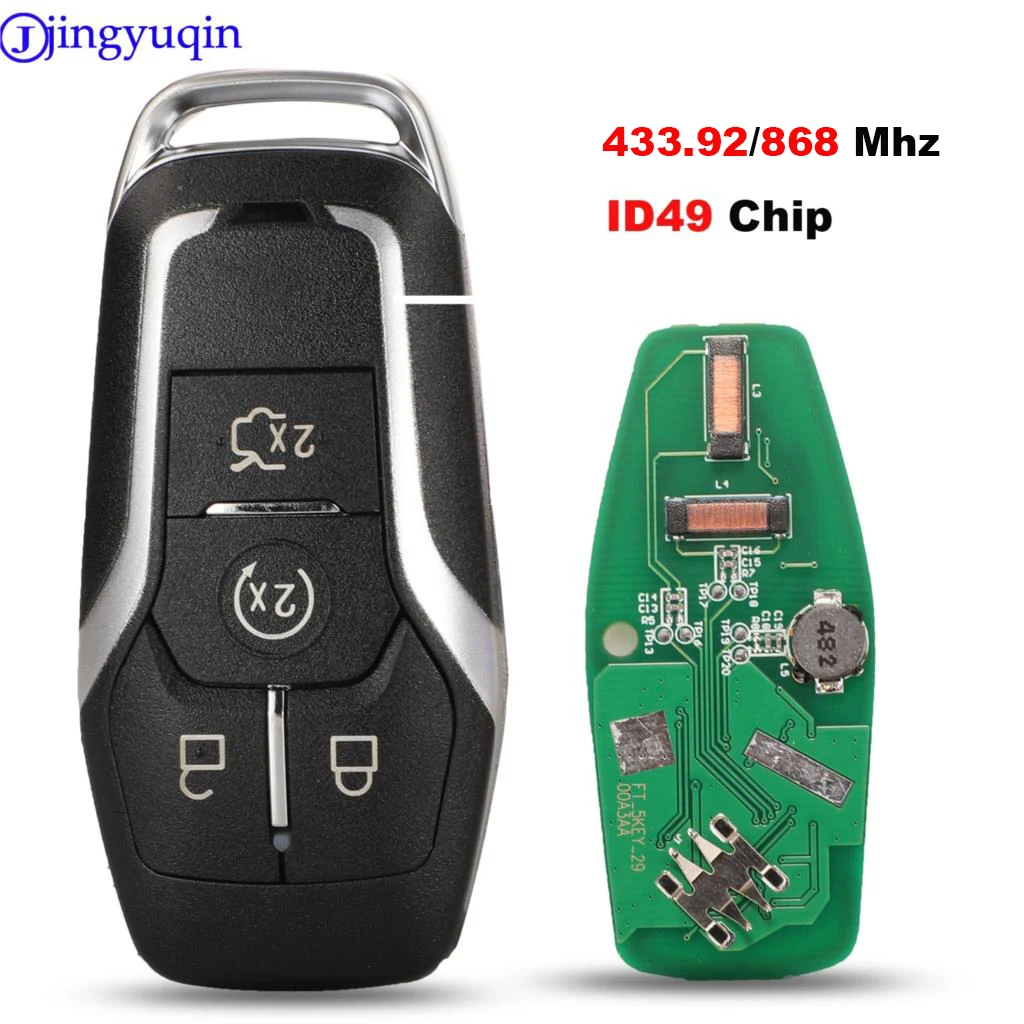 jingyuqin-433-92-868MHz-With-ID49-Chip-4B-Remote-Control-Key-For-Ford ...