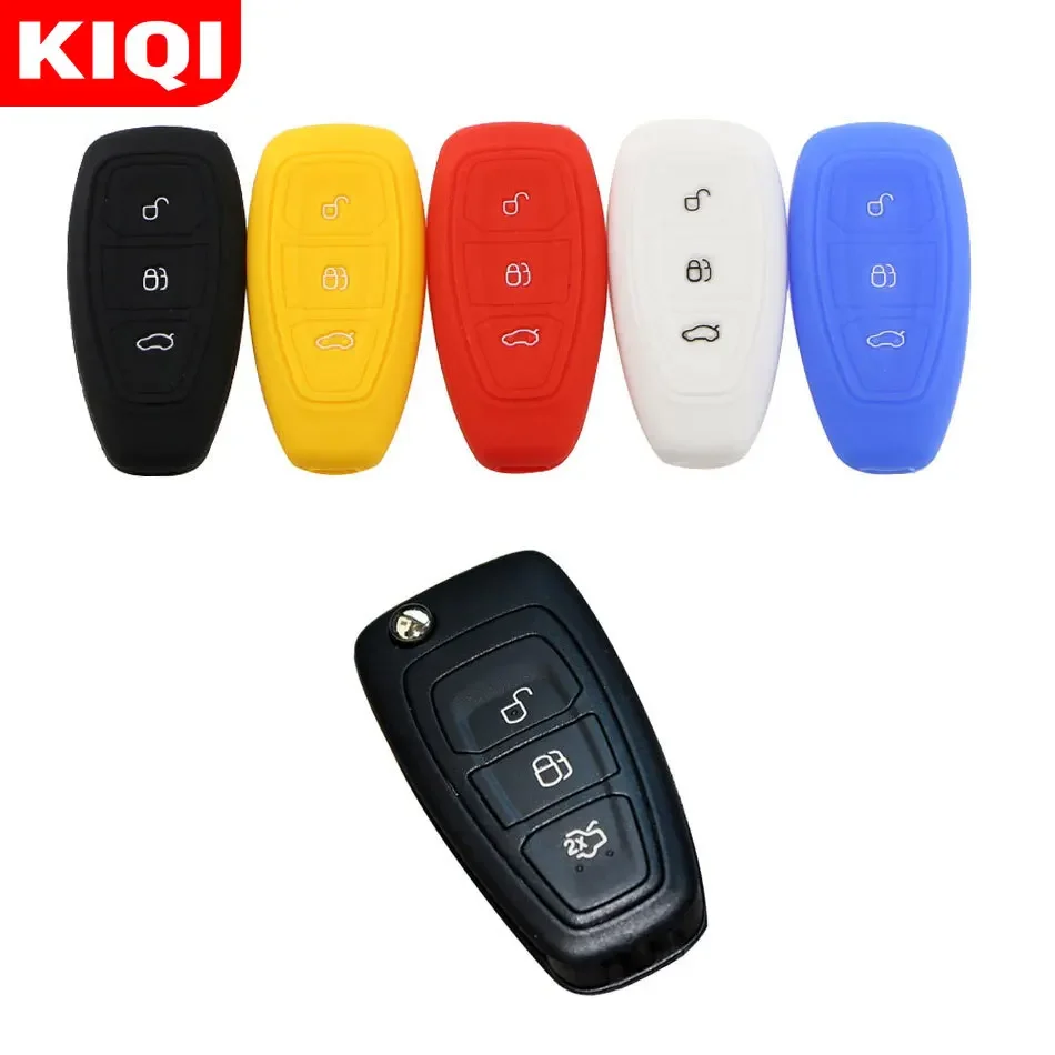Silicone-Key-Cover-for-Ford-Fiesta-Focus-Mondeo-MK4-Mk3-Ranger-Ecosport ...
