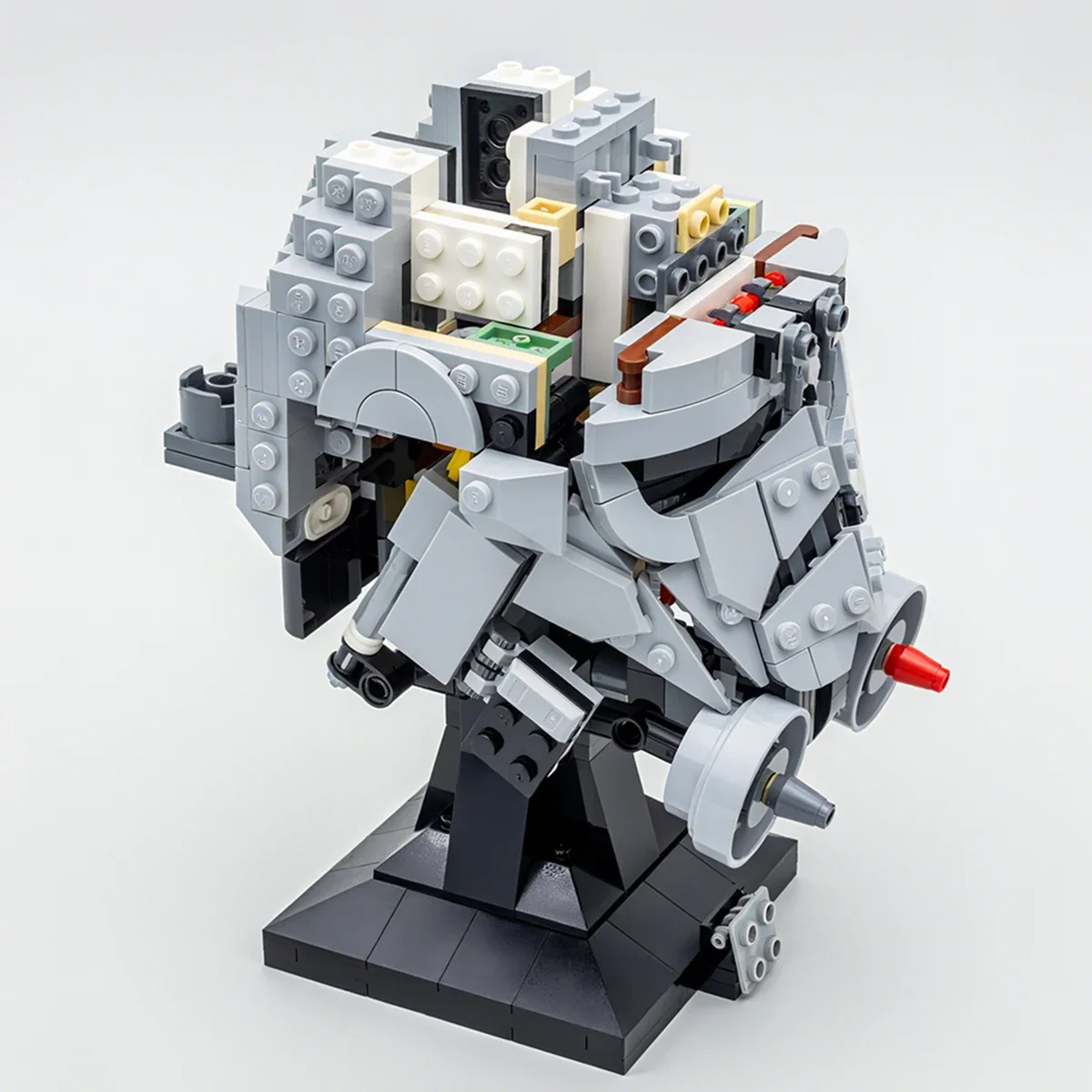 Helmet AT-Driver Robot Display MOC-75429 Space Starfighter STAR-PILOT ...