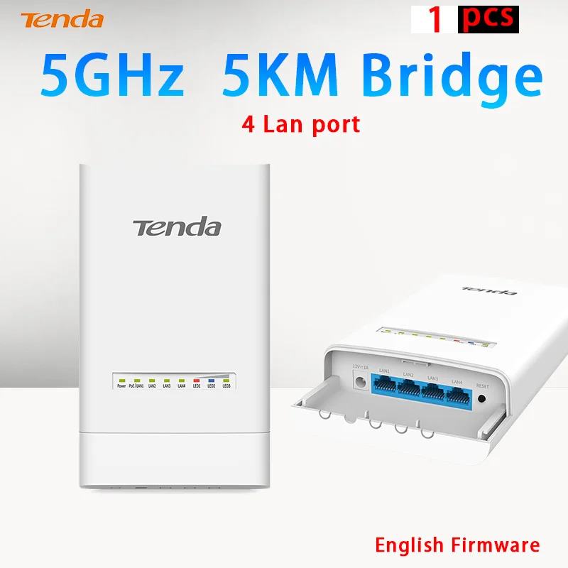Tenda OS3 5KM 5GHz 867Mbps açık CPE kablosuz 5G WiFi tekrarlayıcı ...