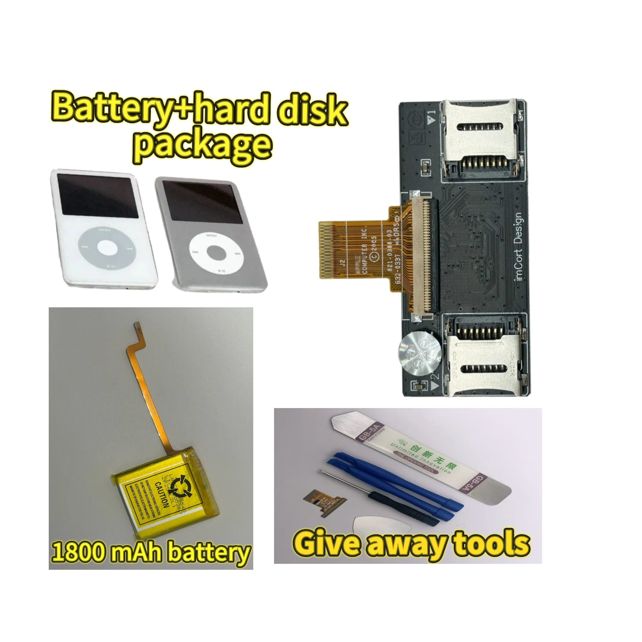 Up To Date! For iPod Classic 5Gen 5.5Gen 6Gen 6.5Gen 7Gen M1634GAL ...