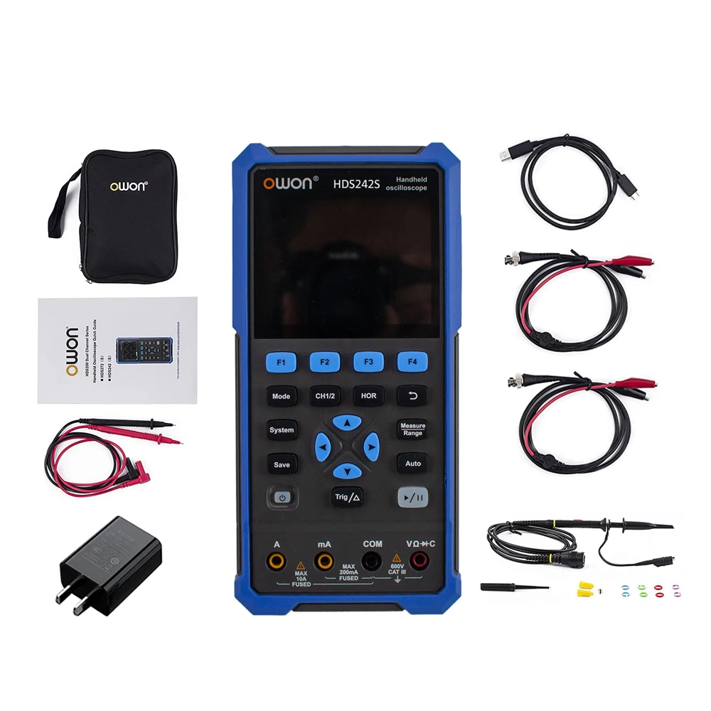 OWON-HDS242S-HDS272S-Digital-Oscilloscope-Multimeter-Waveform-Generator ...