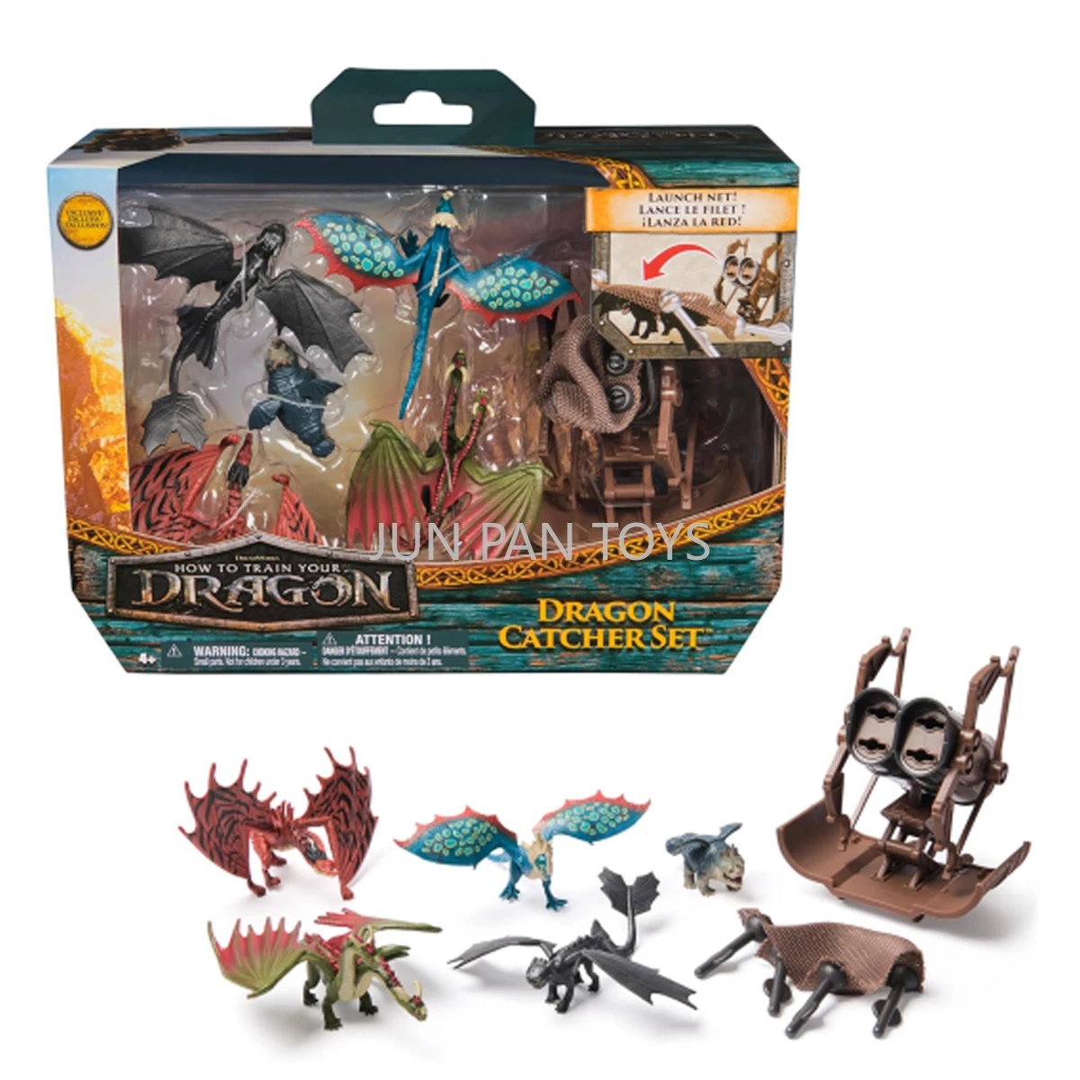 Original How To Train Your Dragon Dragon Catcher Set Dragon Action ...