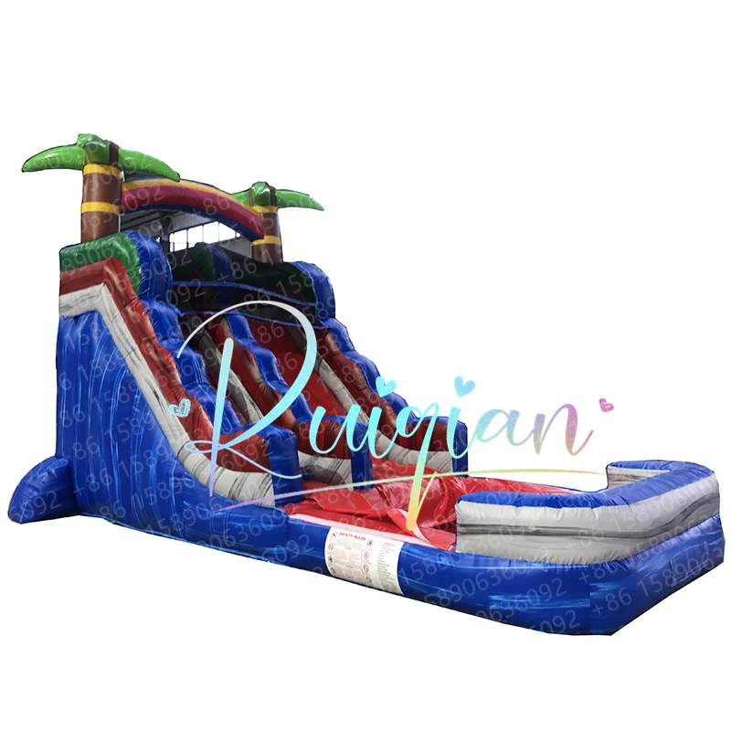 Custom-Water-Inflatable-Water-Slide-Bounce-Castle-Castle-Bouncer-Water ...