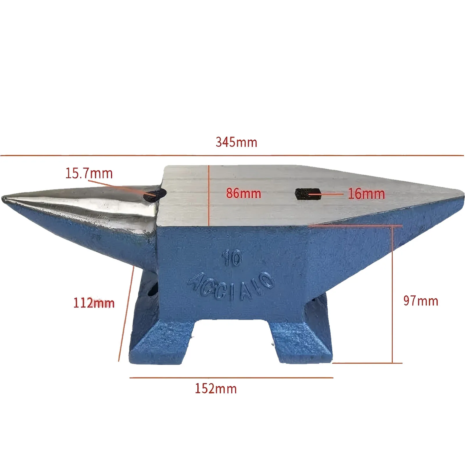 New Anvil Table Anvil Horn Blacksmithing Tool DIY Handmade Small Iron ...