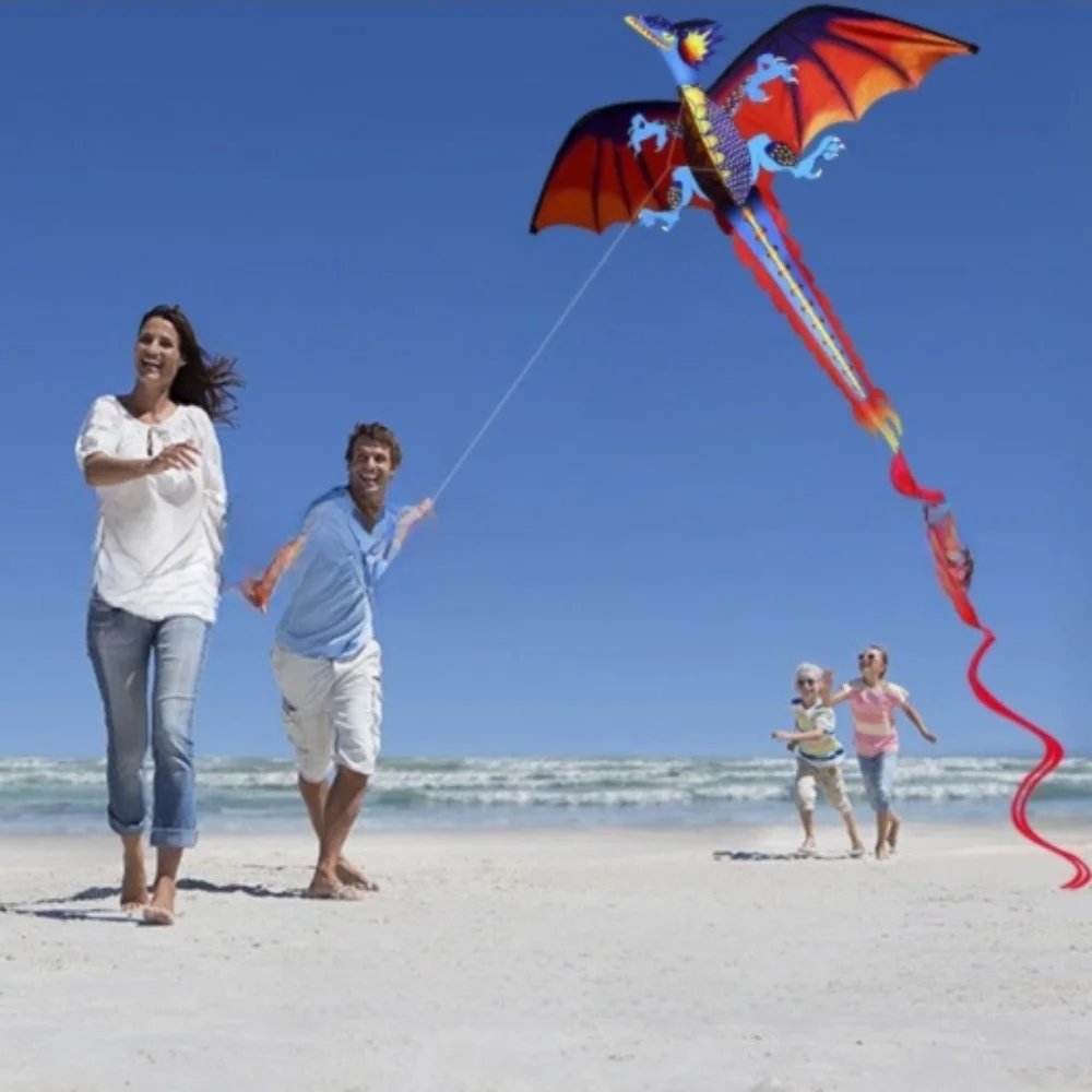 Easy To Fly 3D Dragon Kite Pterosaur Good Flying Lifelike 3D Dragon 100 ...