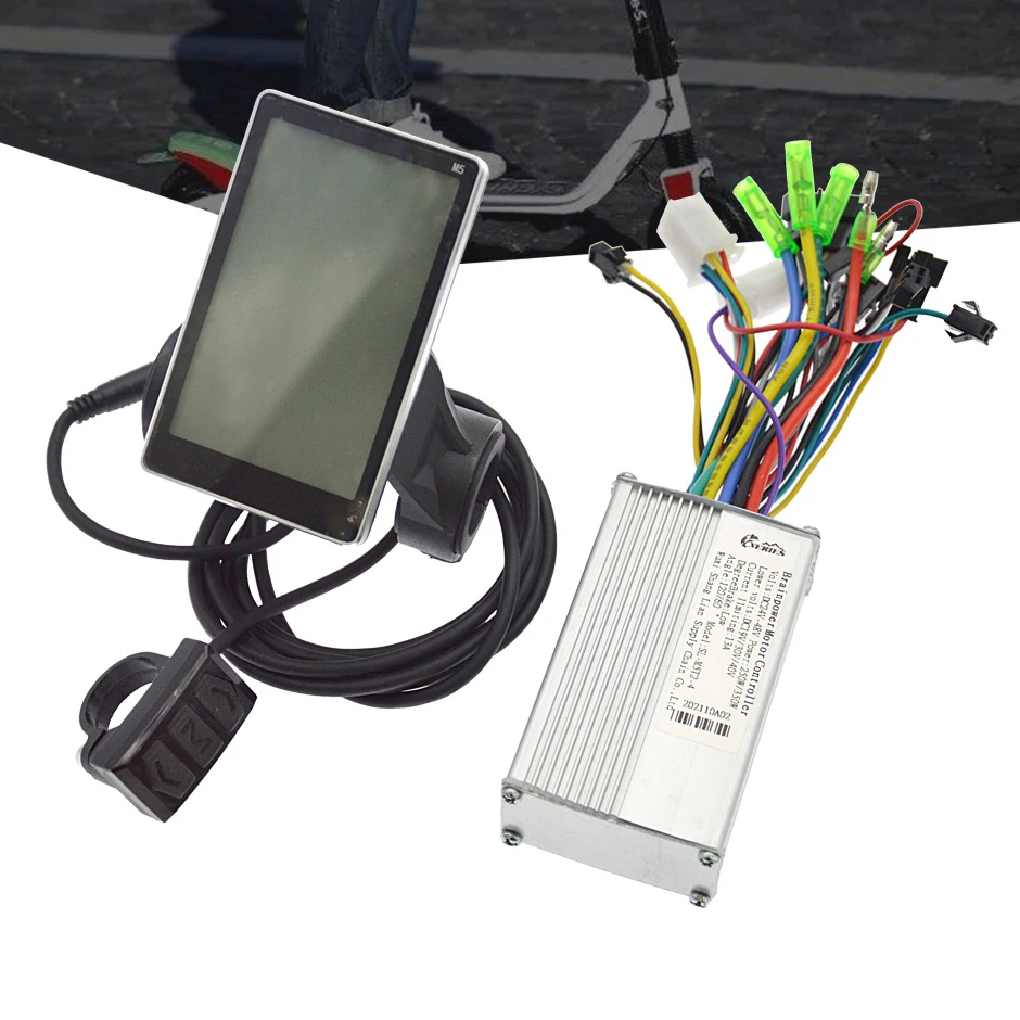 Electric-Bicycle-Brushless-Controller-6pin-M5-Speed-Control-Instrument ...