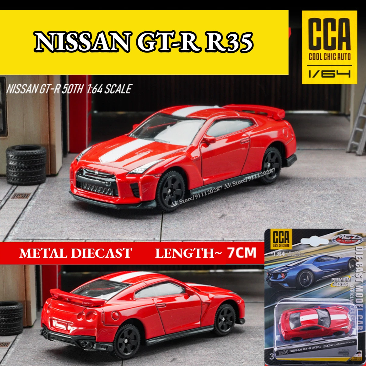 1-64-NISSAN-GT-R-R35-Mini-Car-Model-Metal-Replica-Scale-Miniature-Art ...