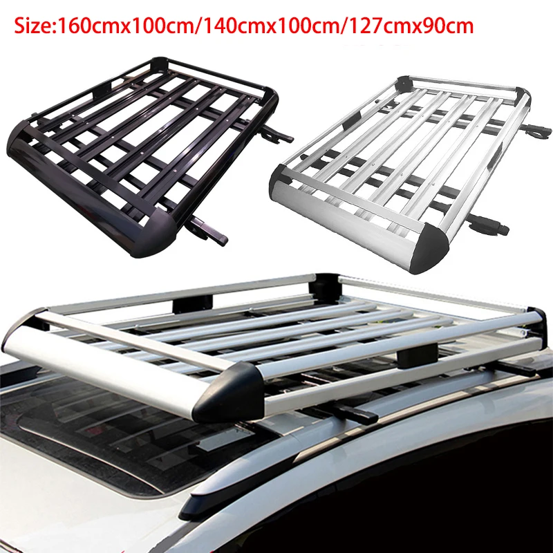160-140-127CM-Aluminum-Alloy-Cargo-Carrier-Basket-Cargo-Roof-Rack-with ...