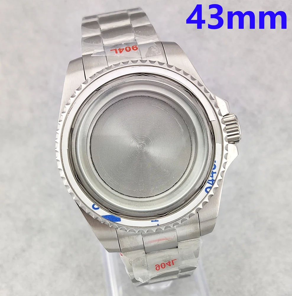 New-43mm-Case-NH35-Case-NH36-Watch-Case-316L-Stainless-Steel-Case ...