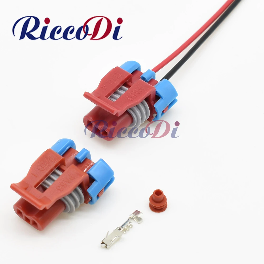 1 Set 12052643 Delphi 2 Pin Way Female Auto Wire Sensor Plug Connector ...