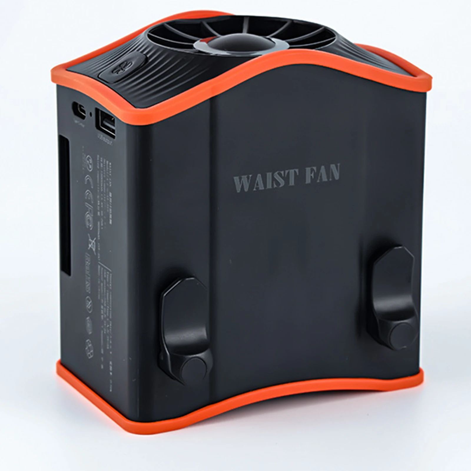 Portable-Waist-Fan-with-Adjustable-Belt-10-Times-Strong-Wind-Waist-Clip ...