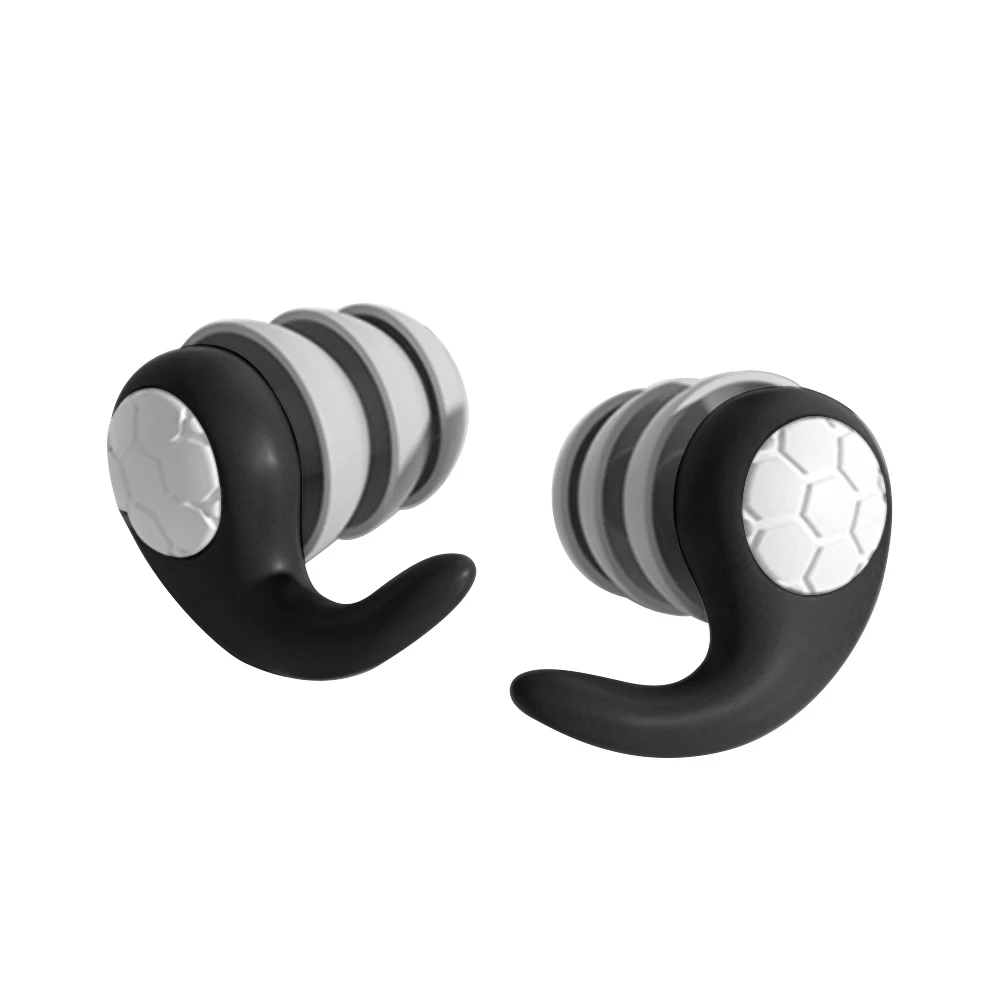 1-Pair-Silicone-Earplug-Canceling-Noise-3-Layers-Ear-Protector ...