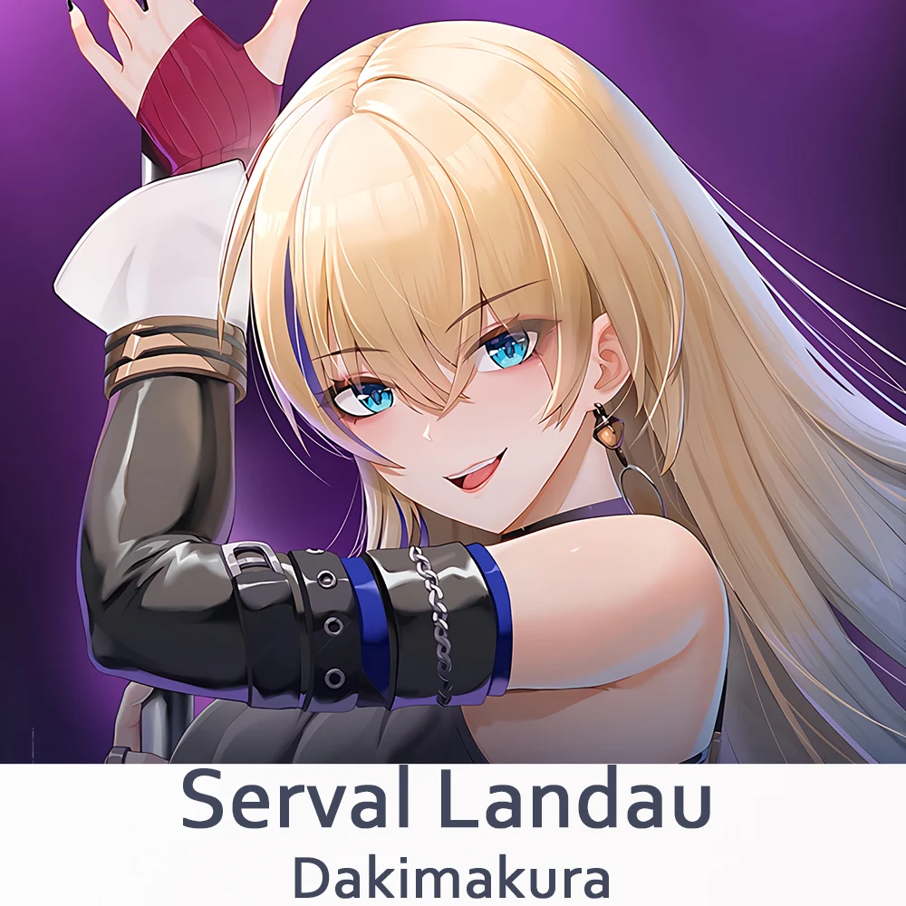 Honkai: Star Rail Serval Landau Dakimakura 2WAY Hugging Body Pillow ...