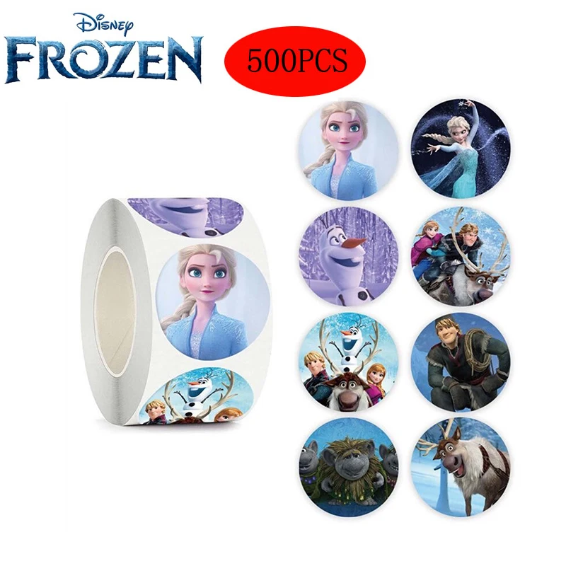 500PCS-Frozen-Elsa-Children-s-Reward-Stickers-DIY-Cute-Cartoon-Anime ...