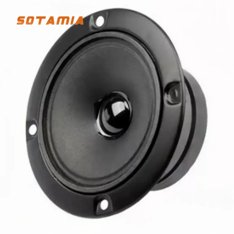 SOTAMIA 1Pcs 3 Inch Tweeter 4 Ohm 30W Round Dual Magnetic Card Package ...