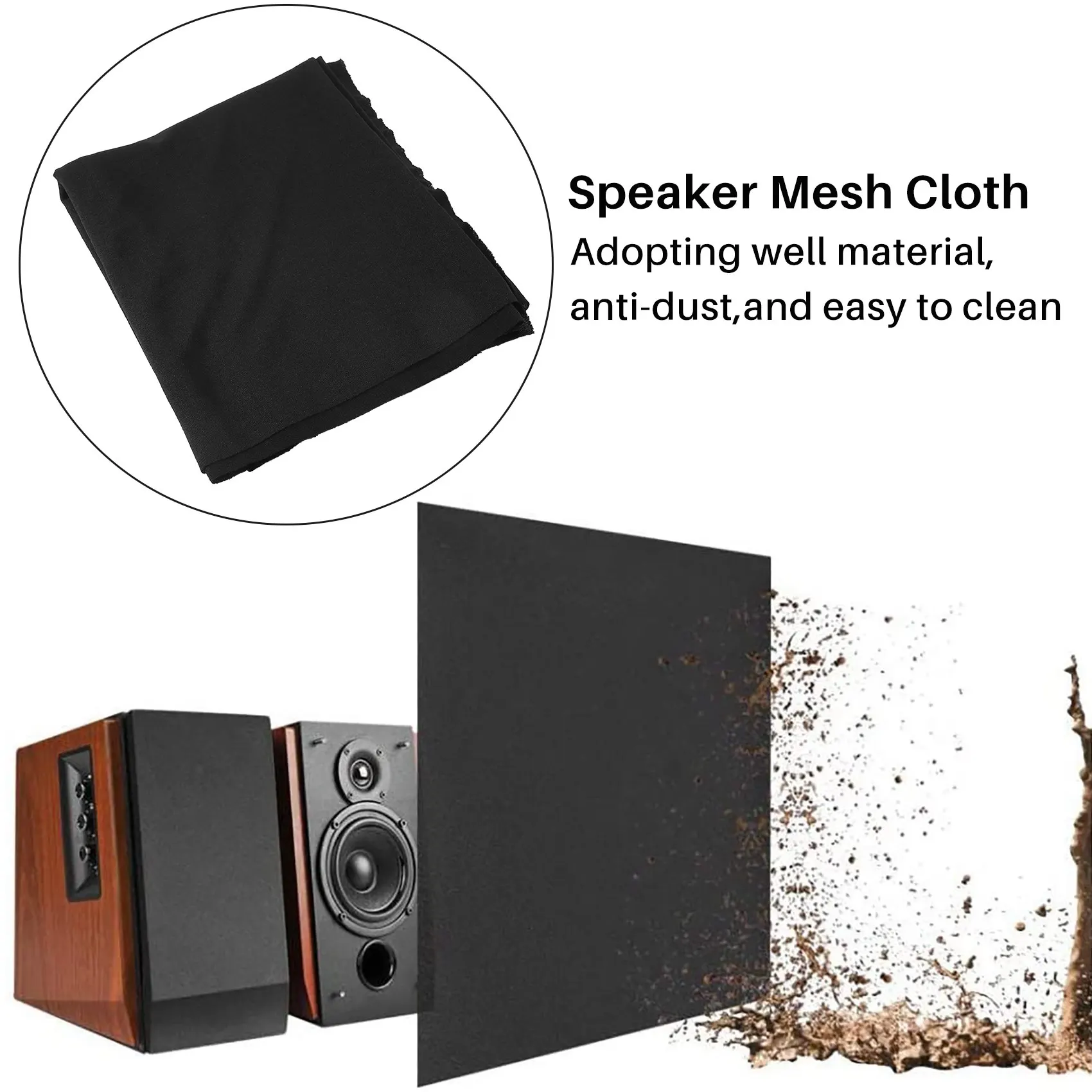 Speaker Grill Cloth Stereo Gille Fabric Speaker Radio Mesh Cloth 1.7mx0 ...