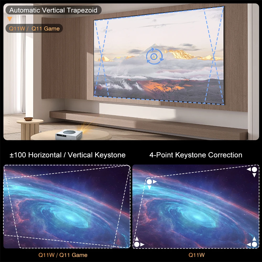 Buy Touyinger Q11 projector 4K 8K led home theater electronics video ...