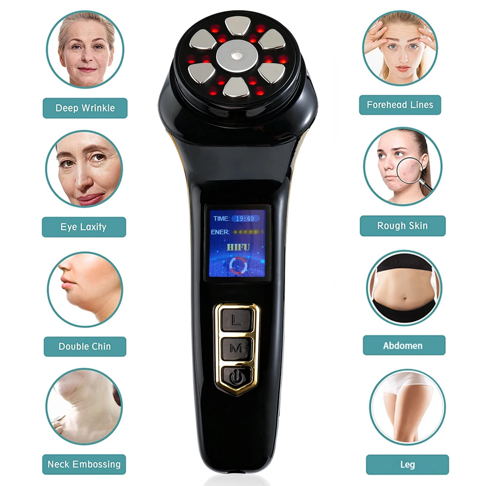Mini Hifu 3rd Machine Ultrasound Machine Rf Fadiofrecuencia Ems ...