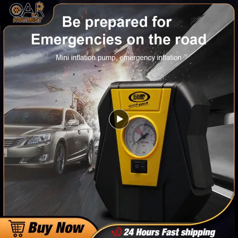 Tire-Compression-Pump-Compressor-12v-Universal-Electric-Emergency-Tire ...