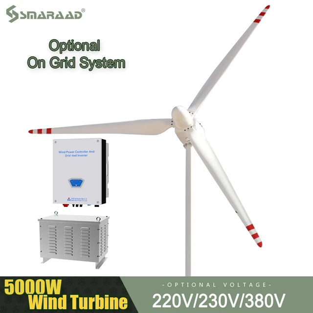 REAL 1000W Wind Turbine Generator Three Blades 1000MM 24 V, 52% OFF
