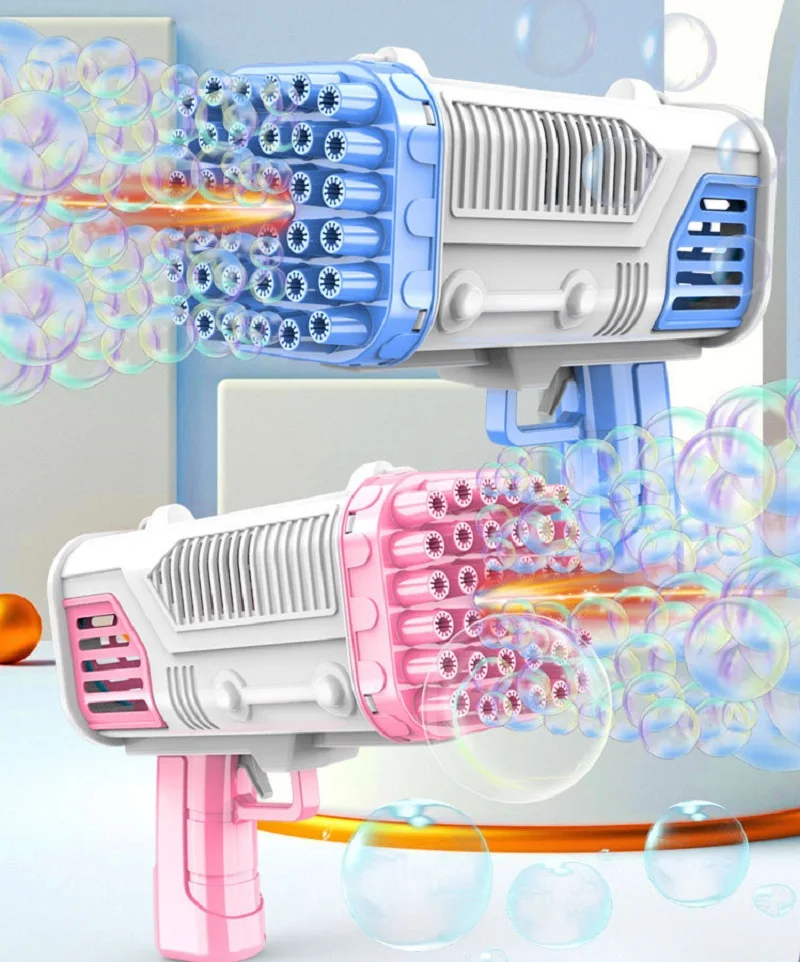 36-Holes-Gatling-Soap-Bubble-Machine-Water-Gun-Bubble-Rocket-Launcher ...