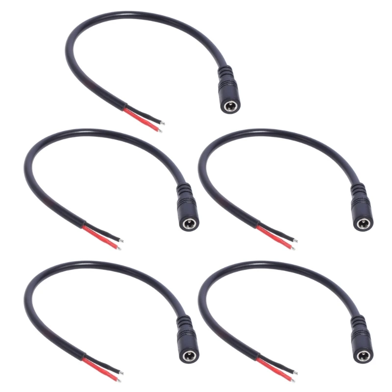 DC5-5x2-1mm-Power-Pigtail-Extension-Cable-Cord-Female-Male-Connector ...