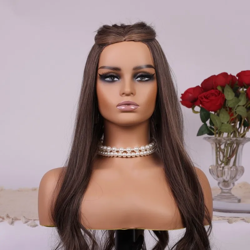 Fashionable-Realistic-Mannequin-Dummy-Head-with-Shoulders-for-Wigs-and ...