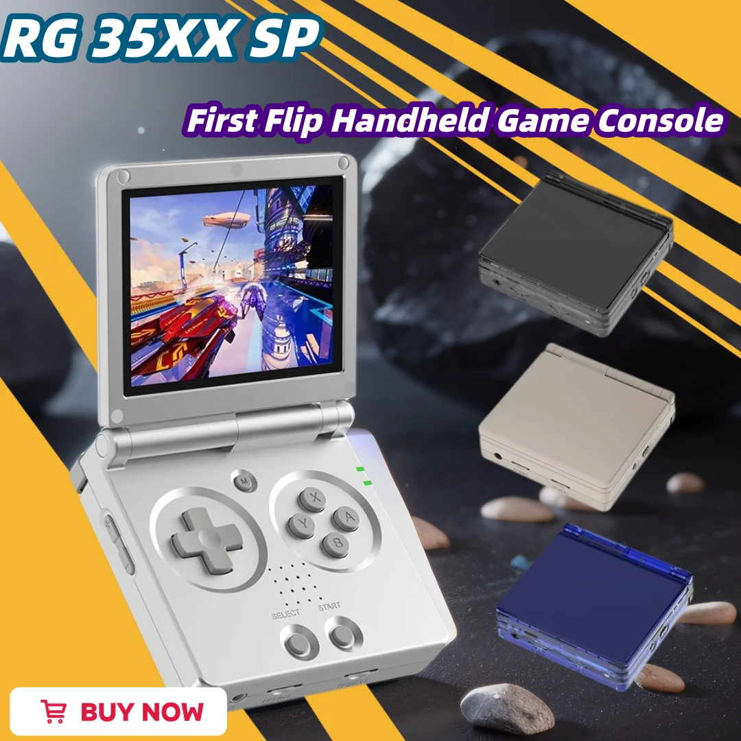 ANBERNIC-Retro-Flip-Handheld-Game-Console-Suporte-PSP-Jogos-Presente-de ...