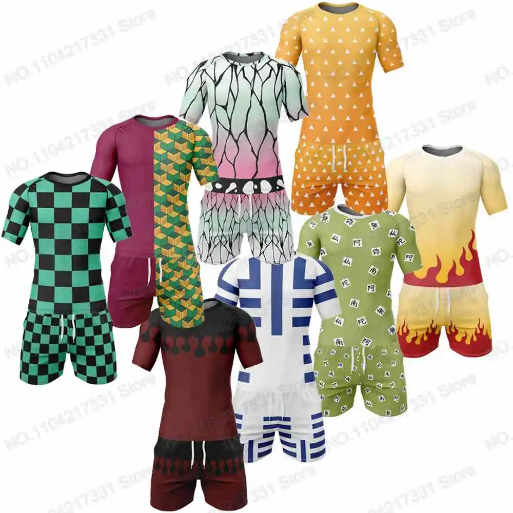 Demon-Slayer-s-Anime-Rash-Guards-Surfing-Jersey-Beach-Shirts-Swimwear ...