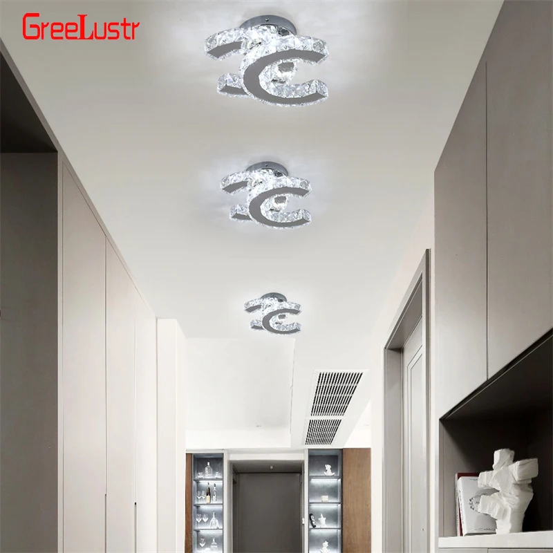 Modern-Crystal-Led-Chandeliers-Lighting-For-Bedroom-Corridor-Cloakroom ...