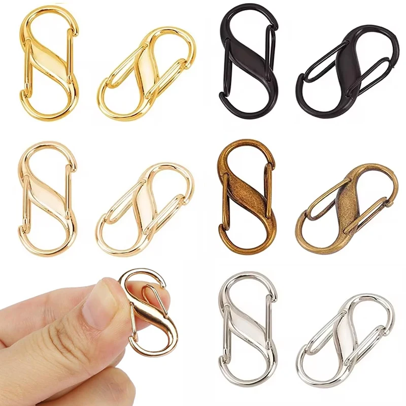 5-10Pcs-Adjustable-Metal-Buckle-S-Type-Chain-Double-Buckle-Chain-Link ...