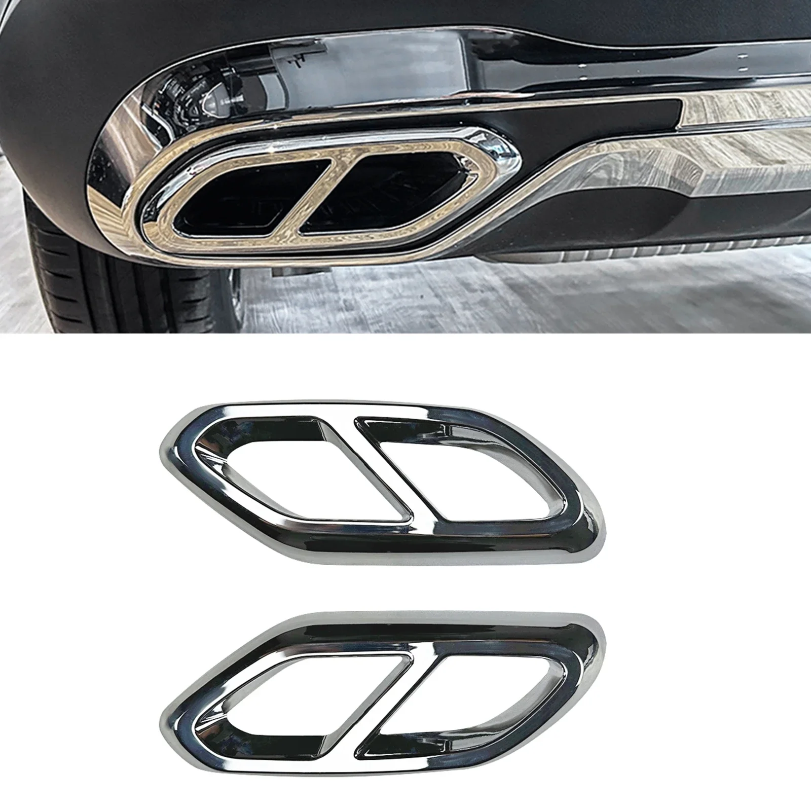For Mercedes Benz GLC Class X254 2023-UP GLC260 GLC300 AMG Rear Bumper ...