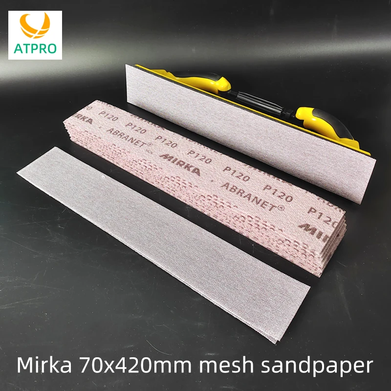 MIRKA-Rectangular-Dry-Grinding-Mesh-Sand-70-420mm-Hand-Planing-Mesh ...