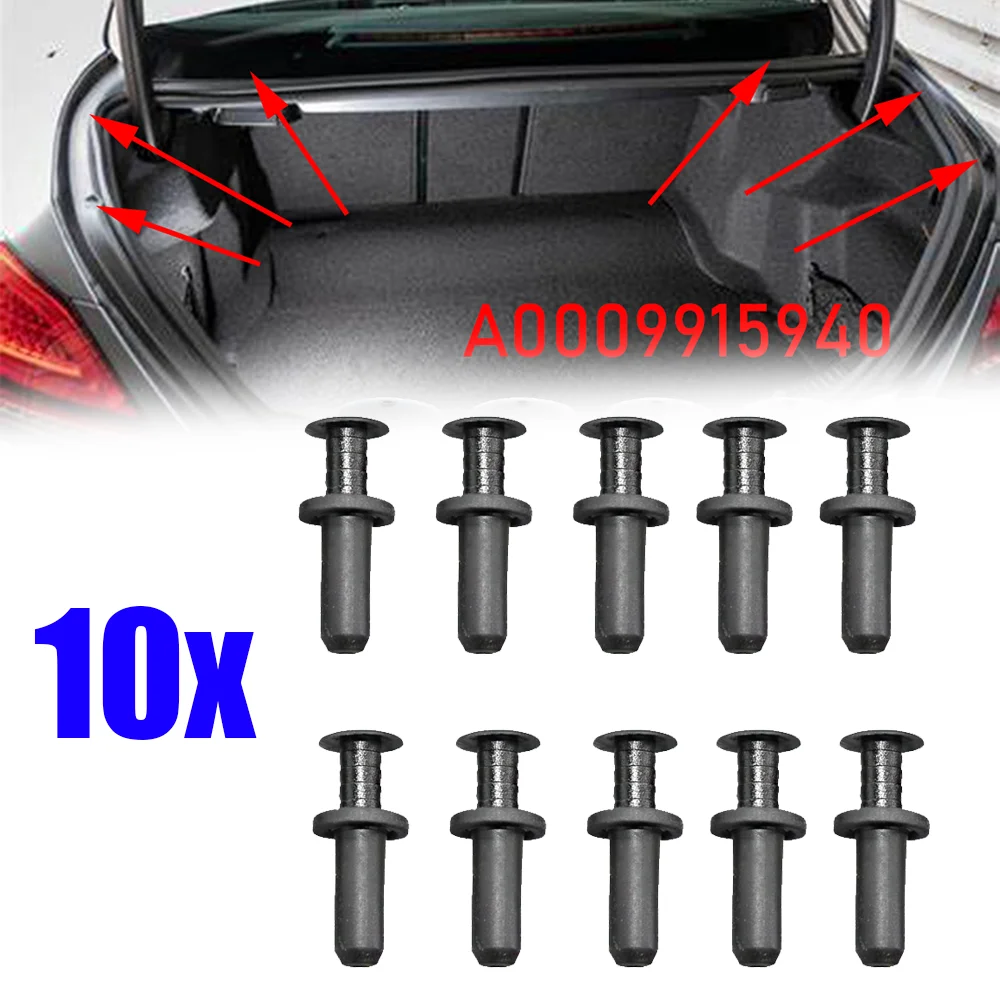 10x-Car-Tailgate-Lining-Trunk-Boot-Carpet-Lid-Trim-Panel-Clip-For ...