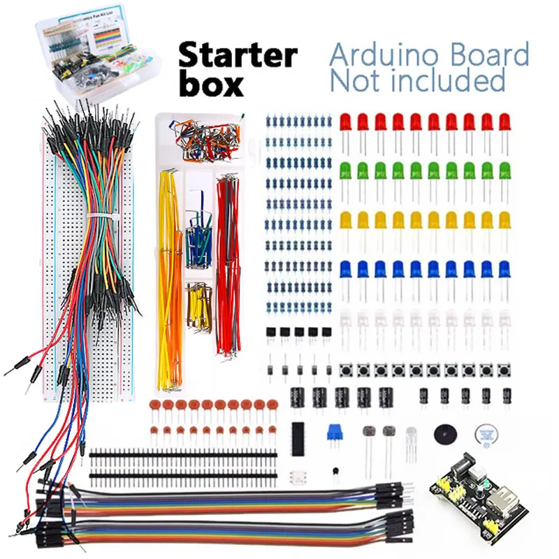 Kit-de-inicio-de-proyecto-DIY-para-Arduino-UNO-R3-Kit-de-componentes ...