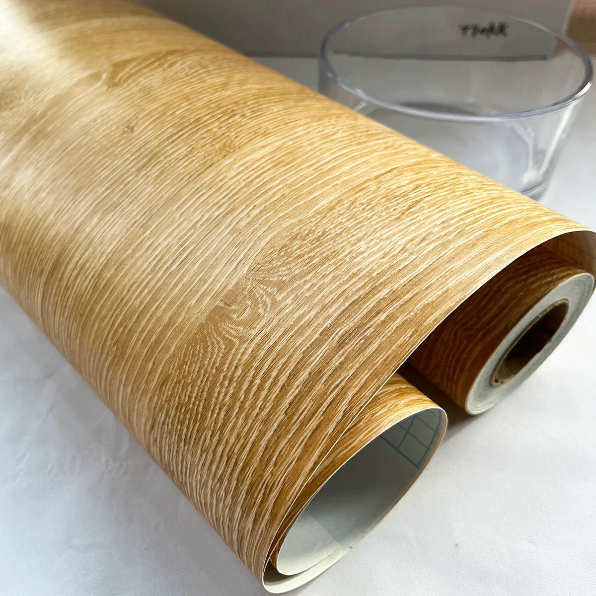 W-55cm-Yellow-Oak-Thick-Wood-Contact-Paper-for-Furniture-Refurbish ...