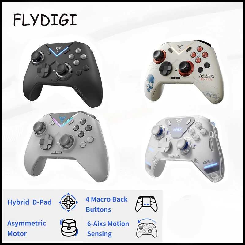 New-Flydigi-VADER-3-VADER-4-PRO-Bluetooth-Wireless-Gamepad-Hall-Linear ...