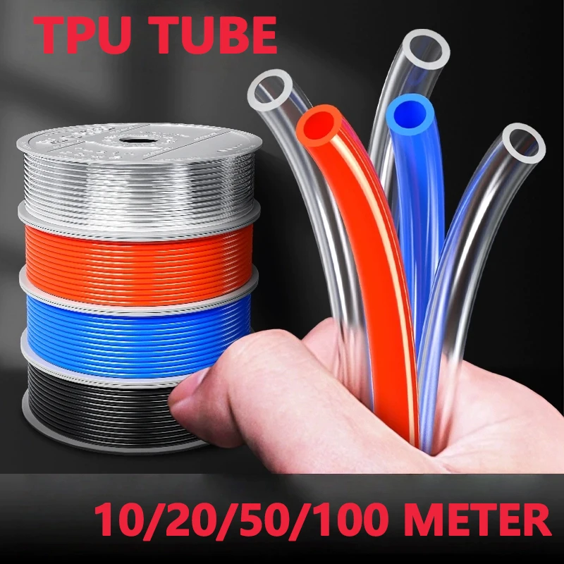 Polyurethane Pneumatic Tube Air Hose 4mm 6mm 8mm 10mm 12mm Pipe Line ...