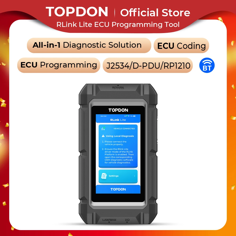 TOPDON-RLink-Lite-E-cu-Programer-Programming-Tool-OE-LEVEL-Diagnostic ...