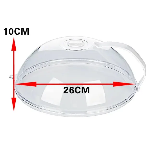 (1pc)Microwave Oven Splash Proof Cover, High Temperature Resistant Food ...