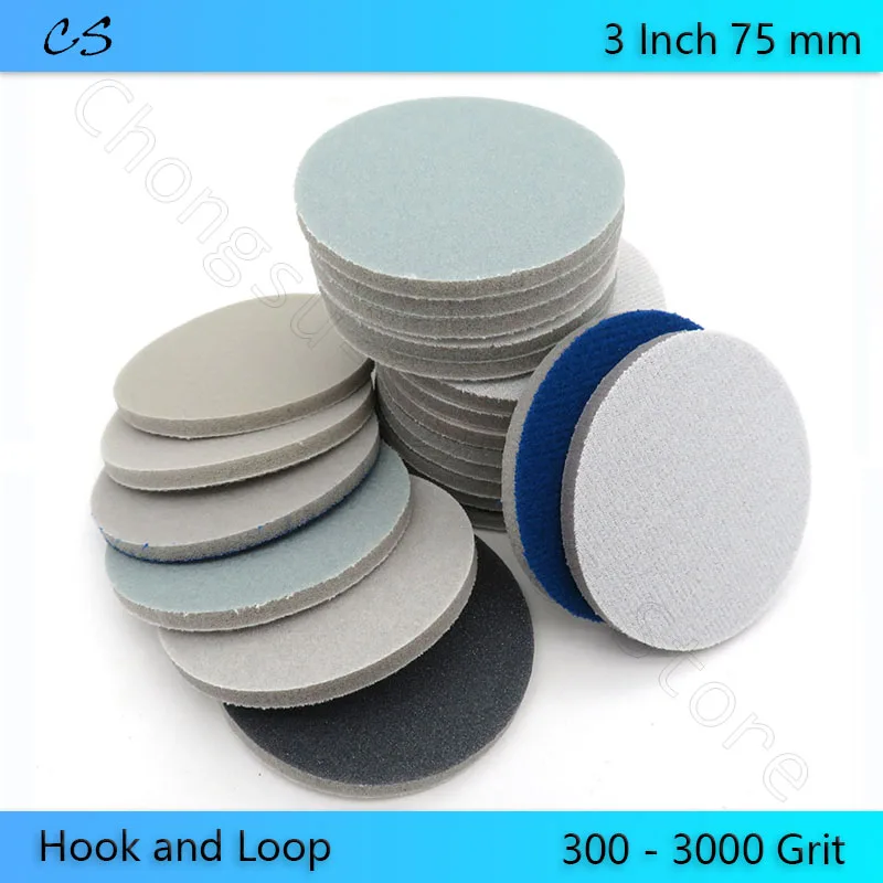 3-Inch-75mm-Abrasive-Disc-Hook-and-Loop-Wet-Dry-Sanding-Discs-300-3000 ...
