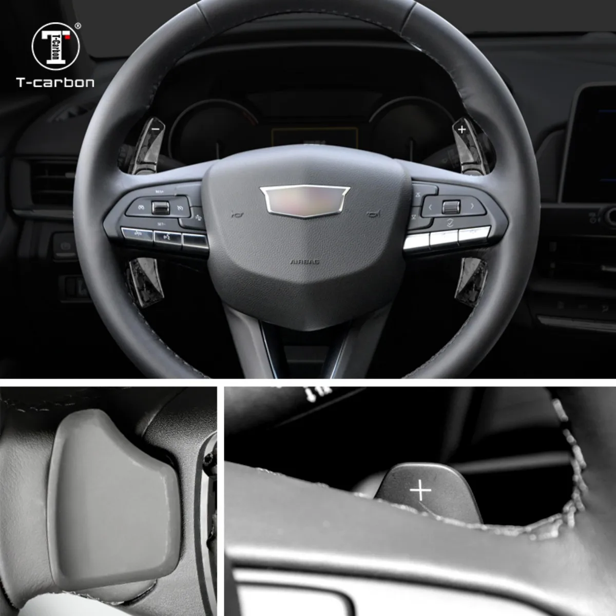 Carbon-Fiber-Extension-Shift-Paddle-Shifter-For-Cadillac-CT4-CT5-Low ...