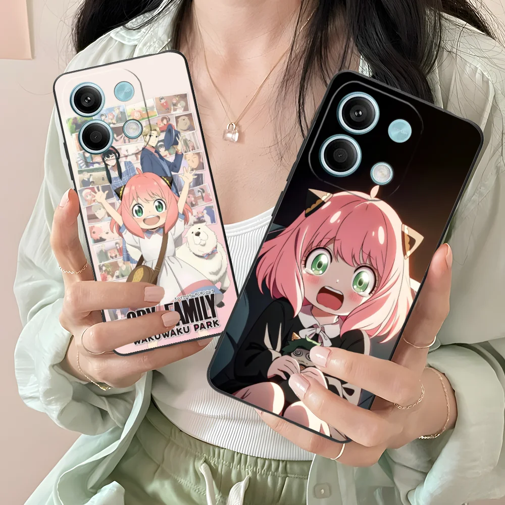 Étui de téléphone Spy Pretty Anya pour Xiaomi Redmi Note 14 13 12 11 10 ...
